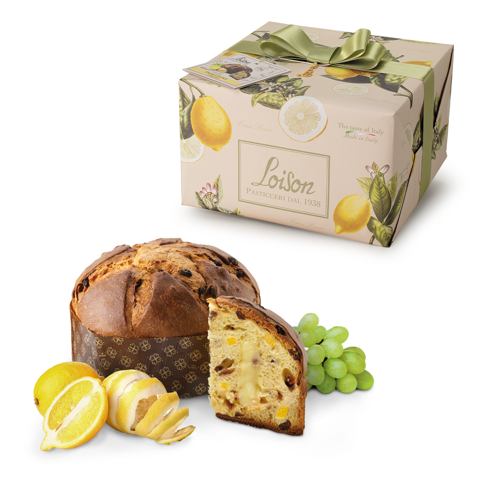 Panettone Lemons 1kg: Buy Online - Loison Shop