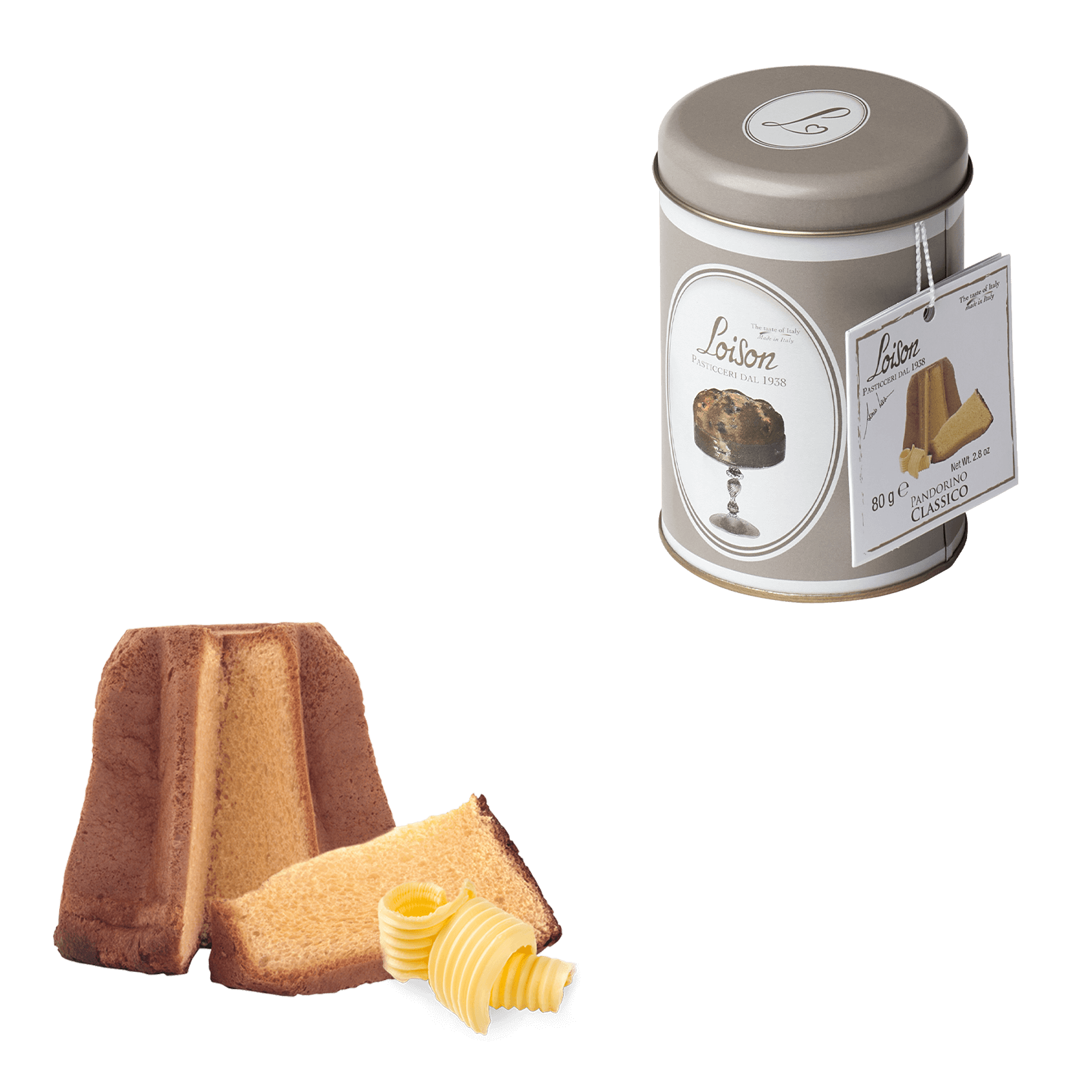 Classic Mini-Pandoro in Tin Box 80g: Buy Online - Loison Shop