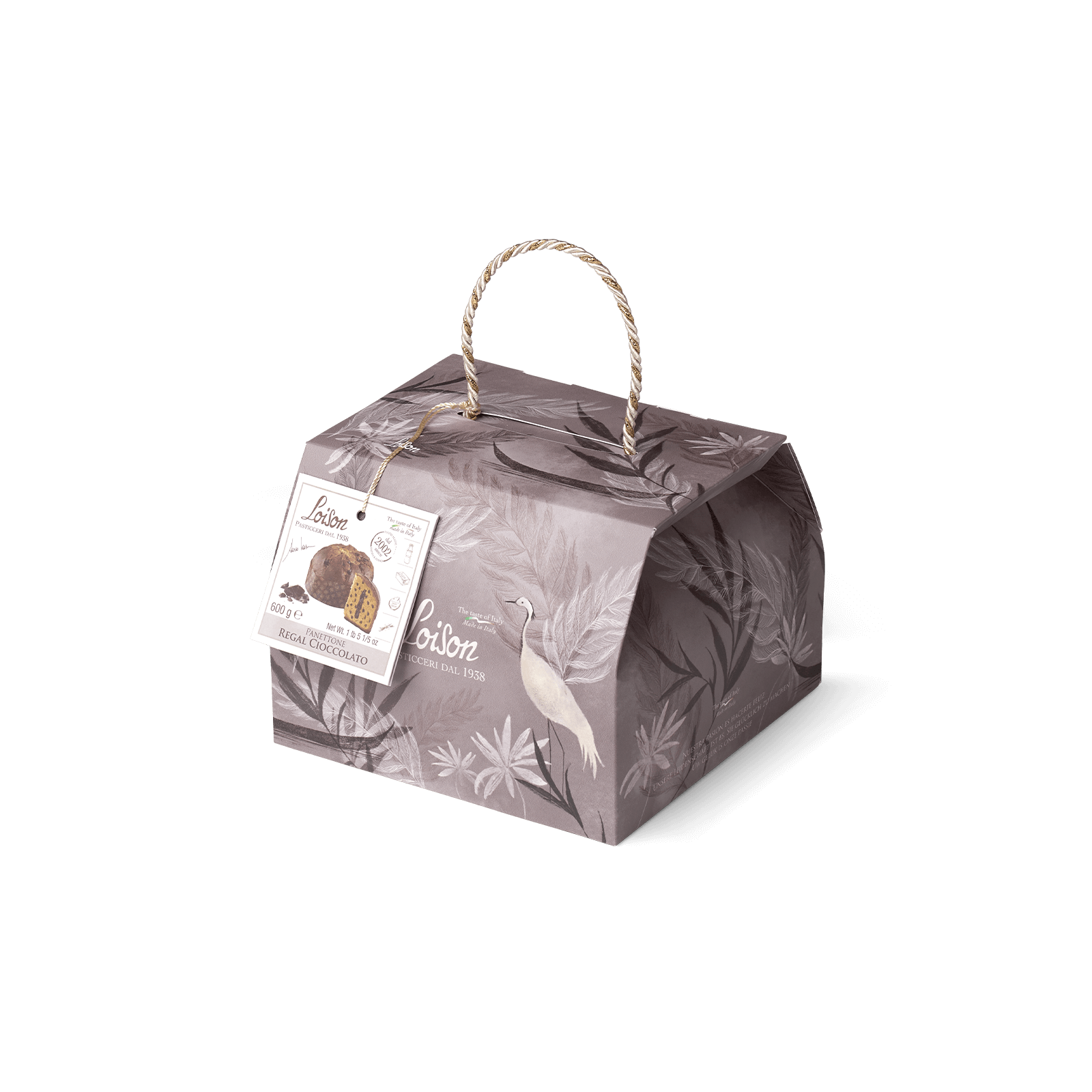 Panettone Regal Chocolate, 1000g: Buy Online - Loison Shop